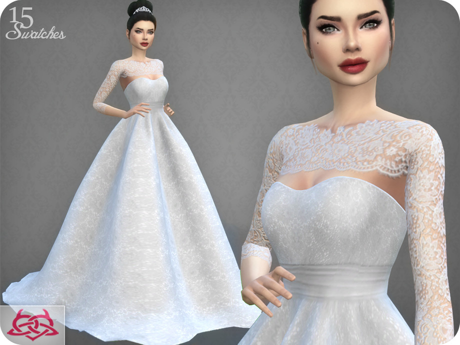 The Sims Resource | Wedding Dress 7 RECOLOR 4 (Needs mesh)