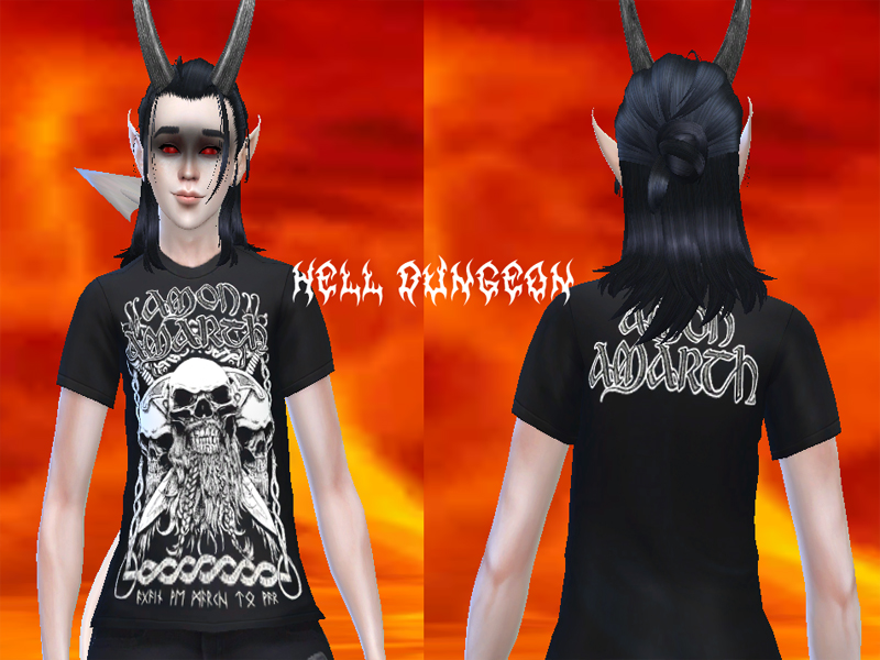 The Sims Resource | metal band shirt