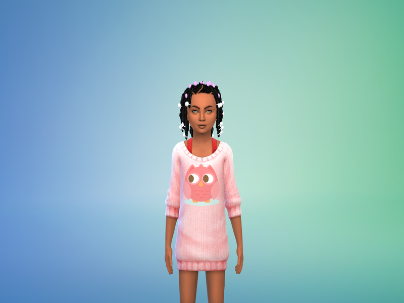 The Sims Resource | Owl Dress - Get to Work needed