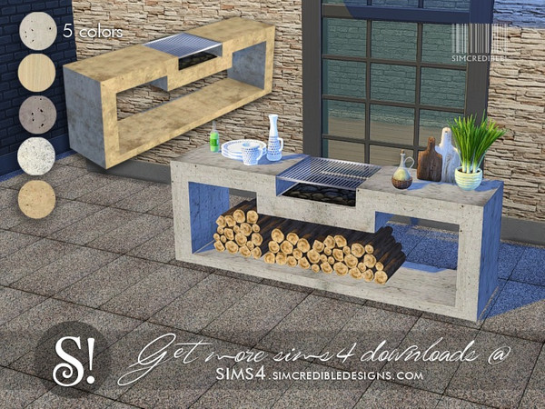 The Sims Resource - Like a Sunday BBQ 3x1