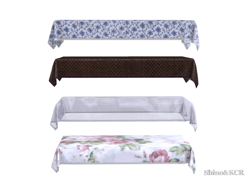 The Sims Resource | Shabby Chic Dining - Table Cloth Square