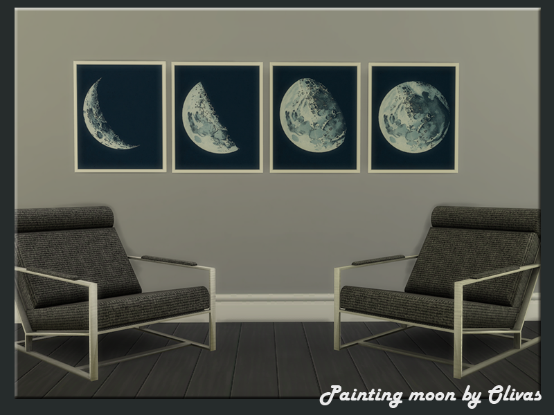The Sims Resource | Painting moon