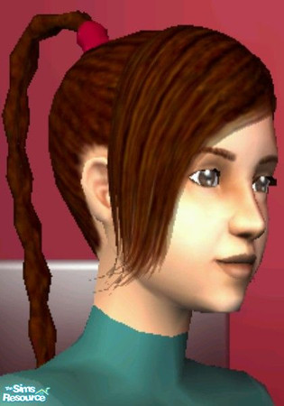 The Sims Resource | Ty Lee's Braid Set - Binned - Brown