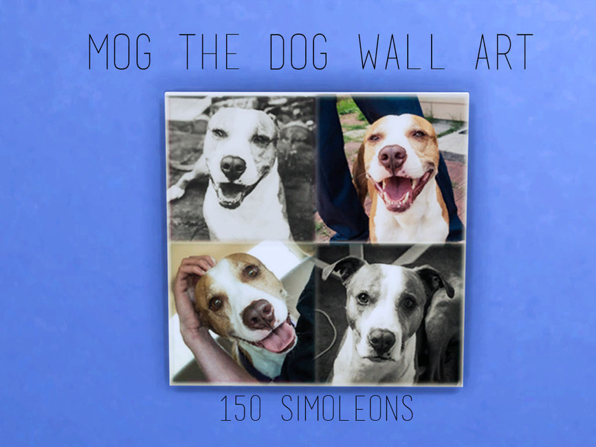 The Sims Resource - Mog the Dog Wall Art
