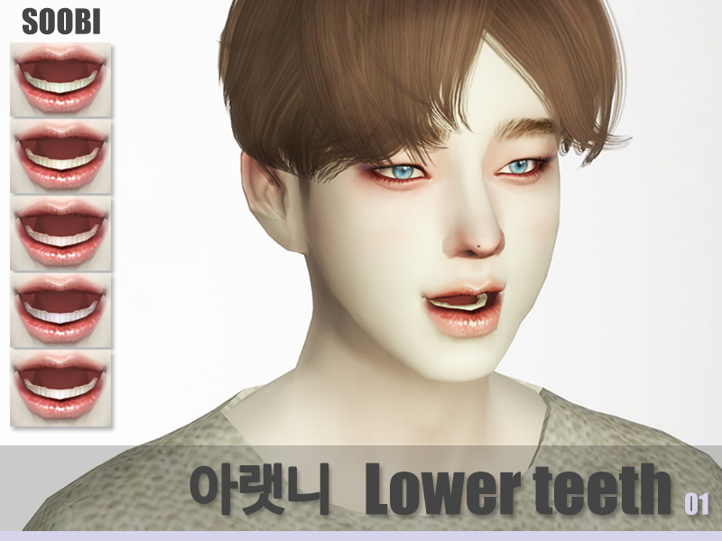 The Sims Resource | Lower teeth v01