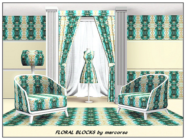 The Sims Resource | Floral Blocks_marcorse