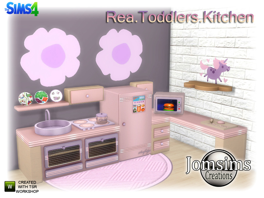 The Sims Resource - Rea Toddlers Kitchen