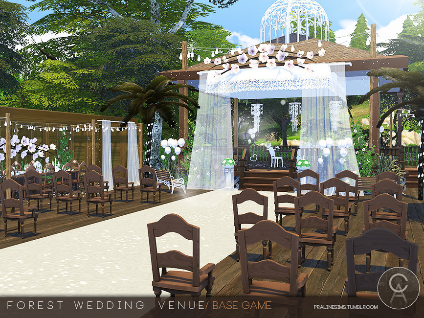 The Sims Resource - Forest Wedding Venue