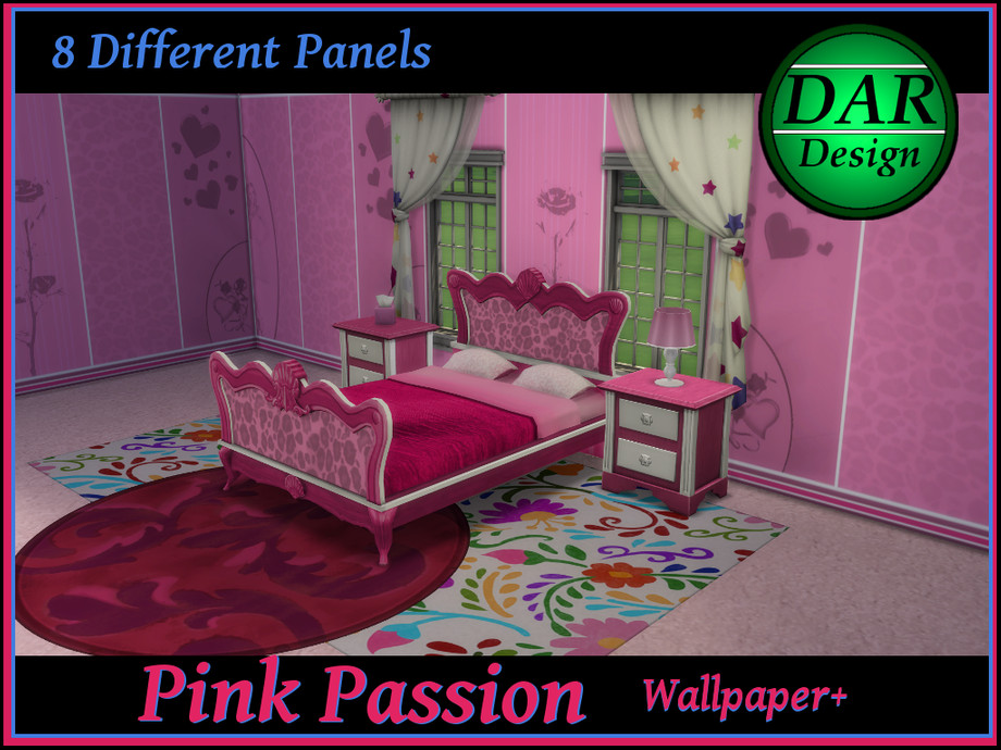 The Sims Resource | Pink Passion Wallpaper+