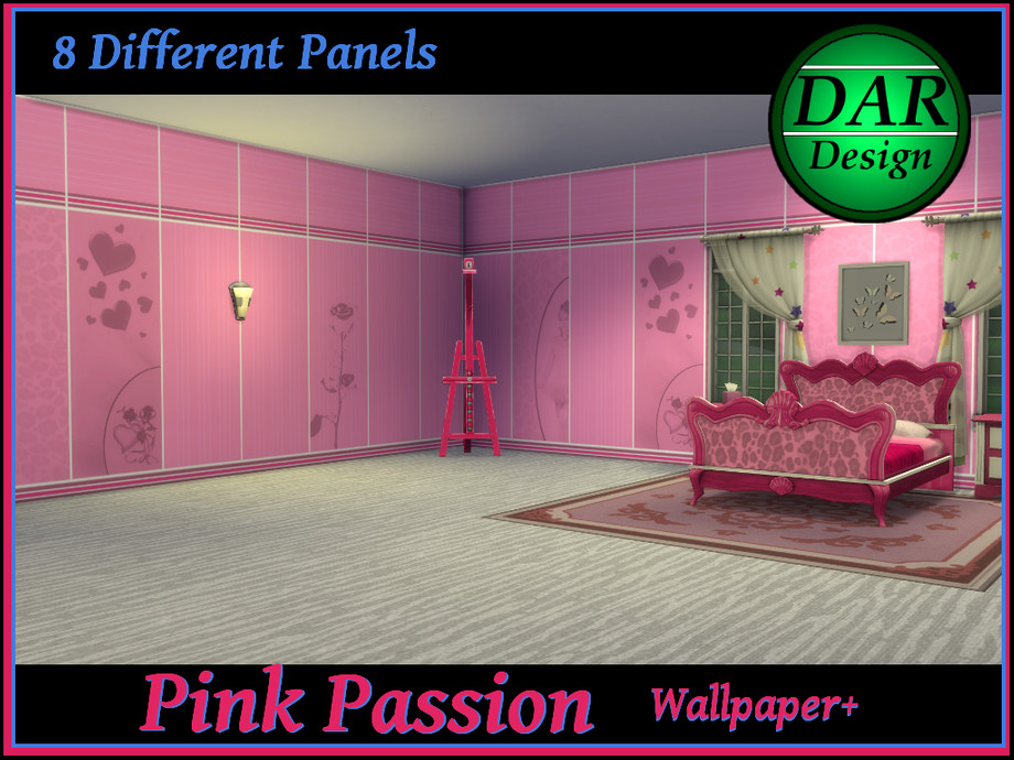 The Sims Resource | Pink Passion Wallpaper+