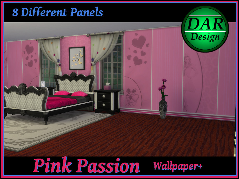 The Sims Resource | Pink Passion Wallpaper+