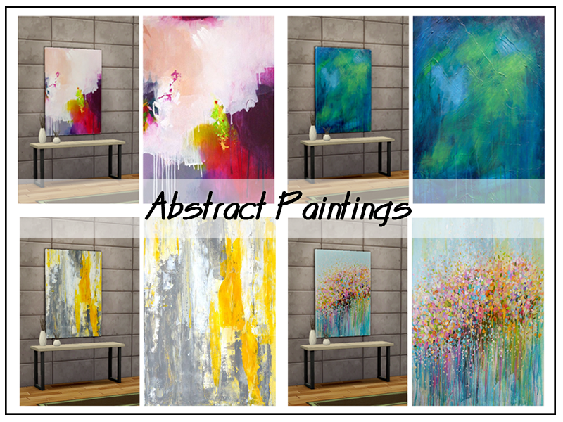 The Sims Resource | Abstract Paintings 01-Requires City Living