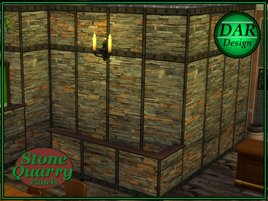 The Sims Resource - Stone Quarry Panels