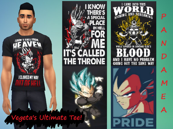 The Sims Resource | Vegeta's Ultimate Tee