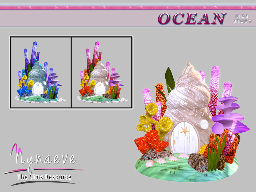 The Sims Resource - Ocean Kids Dollhouse