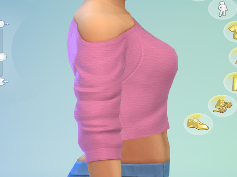 The Sims Resource | Pink Flirty Girl Top - Parenthood needed