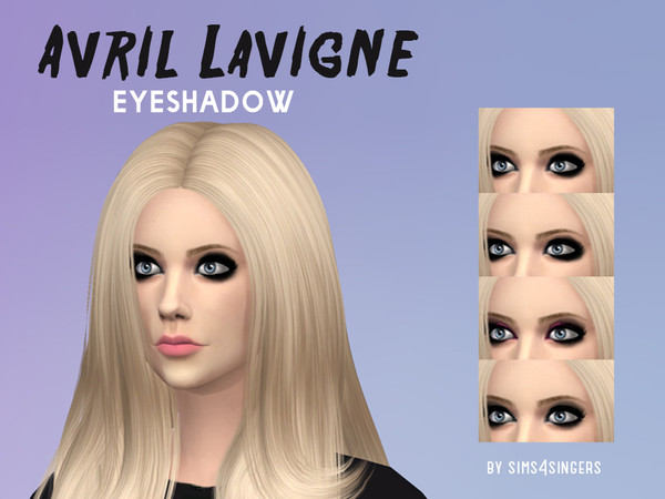 The Sims Resource | Avril Lavigne Eyeshadow