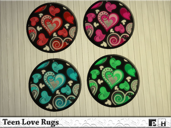 The Sims Resource | Teen Love Rugs
