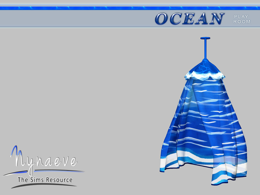 The Sims Resource - Ocean Play Room Bed Canopy