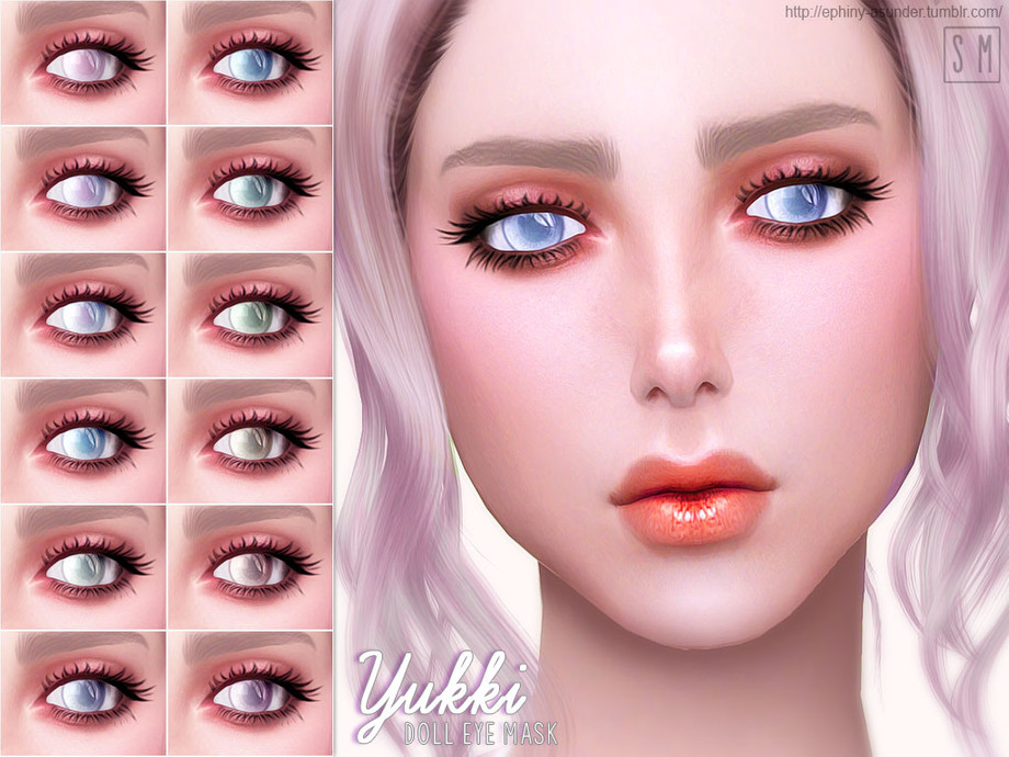 The Sims Resource | [ Yukki ] - Doll Eye Mask