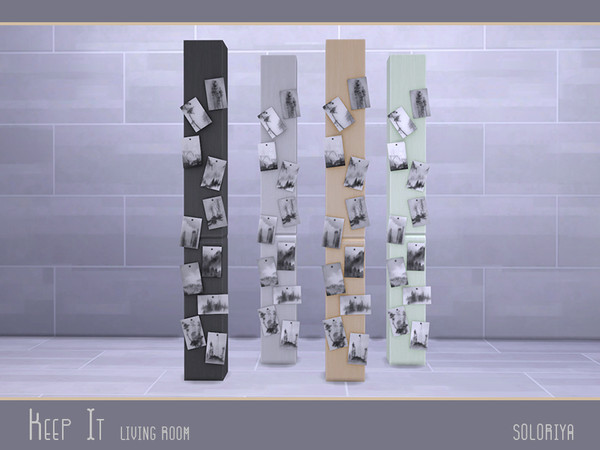 The Sims Resource | Keep It Living Room Deco Column with Paintings