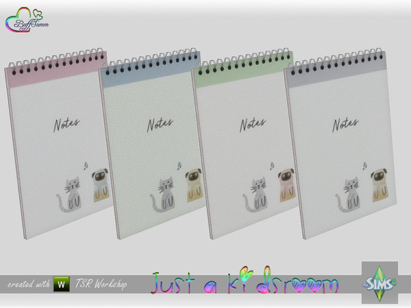 The Sims Resource | Just A Kidsroom Deco - Notebook (standing)