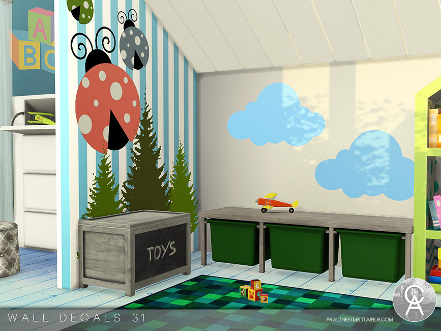 The Sims Resource - Wall Decals 31
