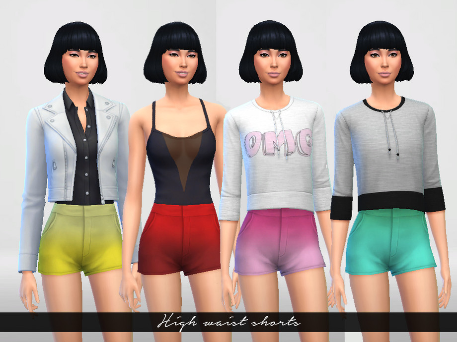 The Sims Resource | High waist shorts