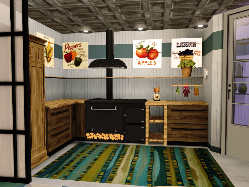 The Sims Resource - Modern Rustic Farmhouse