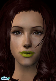 The Sims Resource - Nature Lipstick - Poisonous Snake