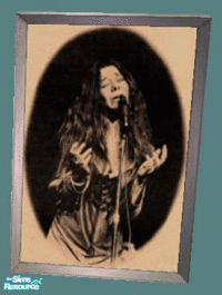 The Sims Resource - Rock legends - Janis Joplin - poster 2