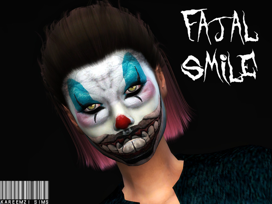 The Sims Resource - Scary Clowns SFX Makeup