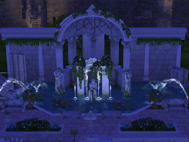 The Sims Resource | the roman fountain no cc