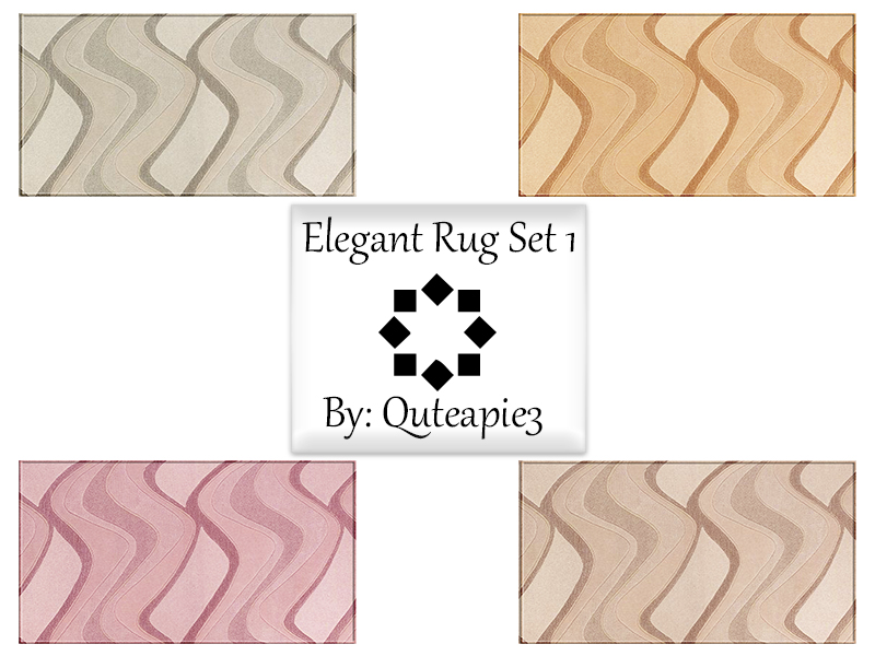 The Sims Resource | Elegant Rug Set 1