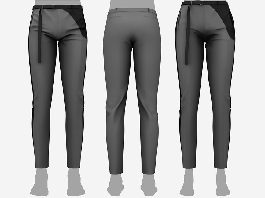 The Sims Resource - PB Holster Trousers