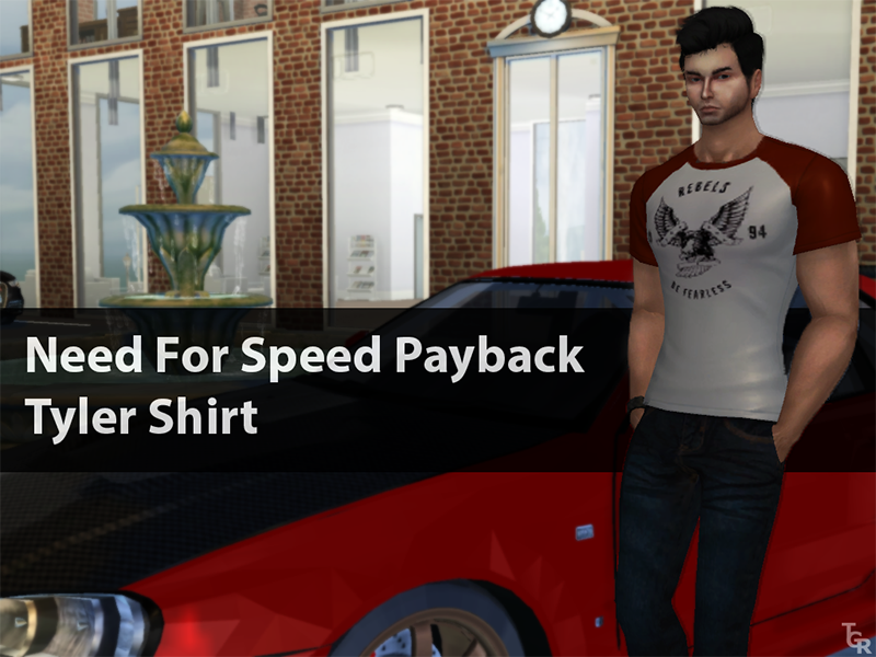 The Sims Resource | Need For Speed Payback Tyler Shirt