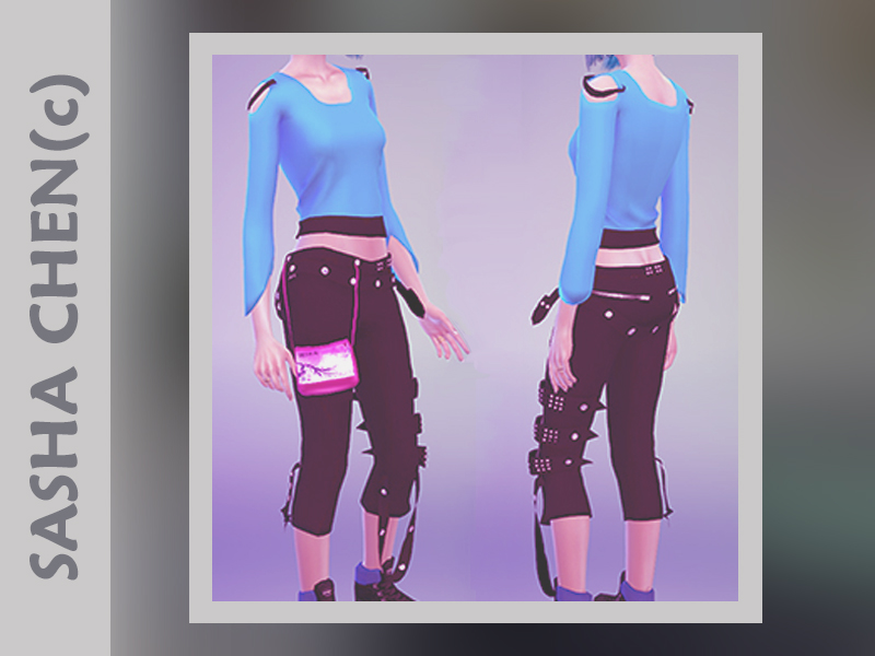 The Sims Resource | SCmod cybergoth uniform