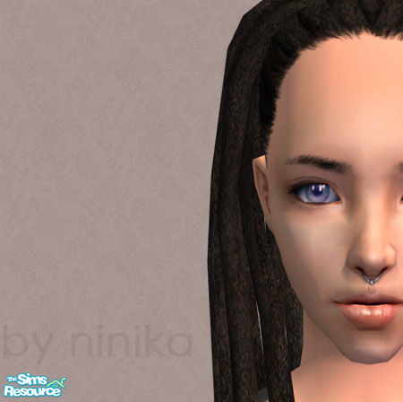 The Sims Resource - Facial Piercings - Septum 3
