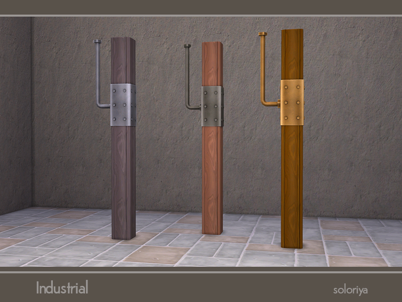 The Sims Resource | Industrial Deco Column
