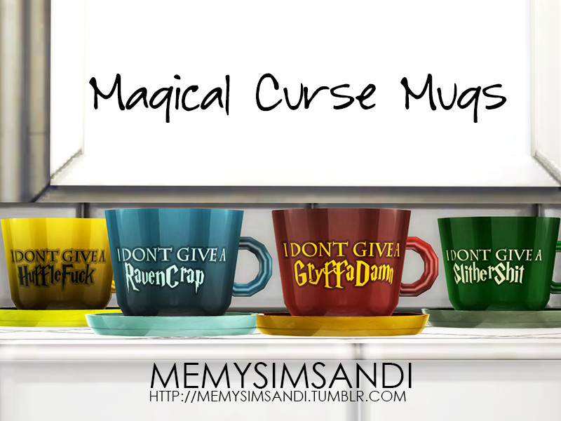 memysimsandi's Magical Curse Mugs