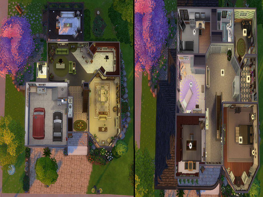 The Sims Resource | Manor Style Cottage