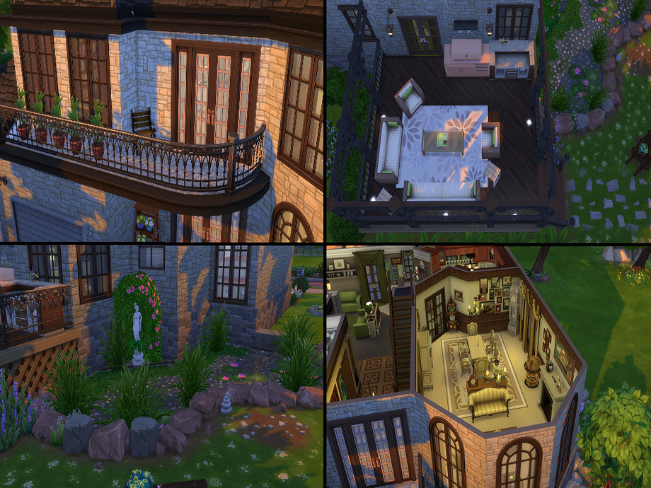 The Sims Resource | Manor Style Cottage