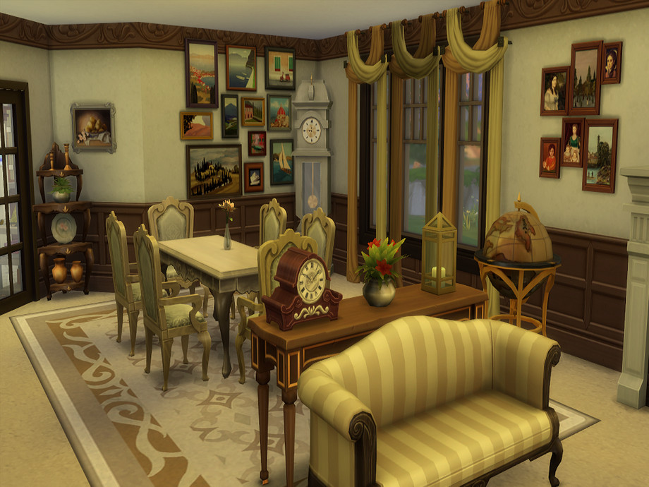The Sims Resource | Manor Style Cottage