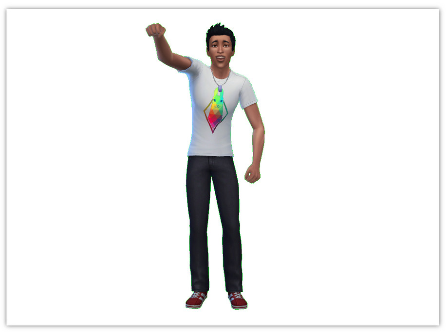 The Sims Resource | (Male) Awe-sim Llama T-Shirt