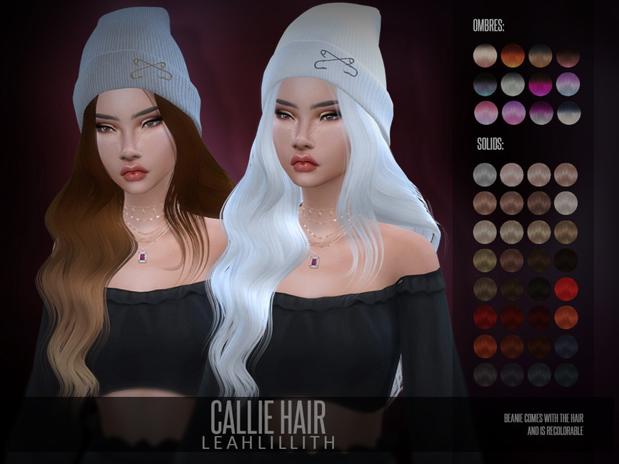 The Sims Resource - LeahLillith Callie Hair
