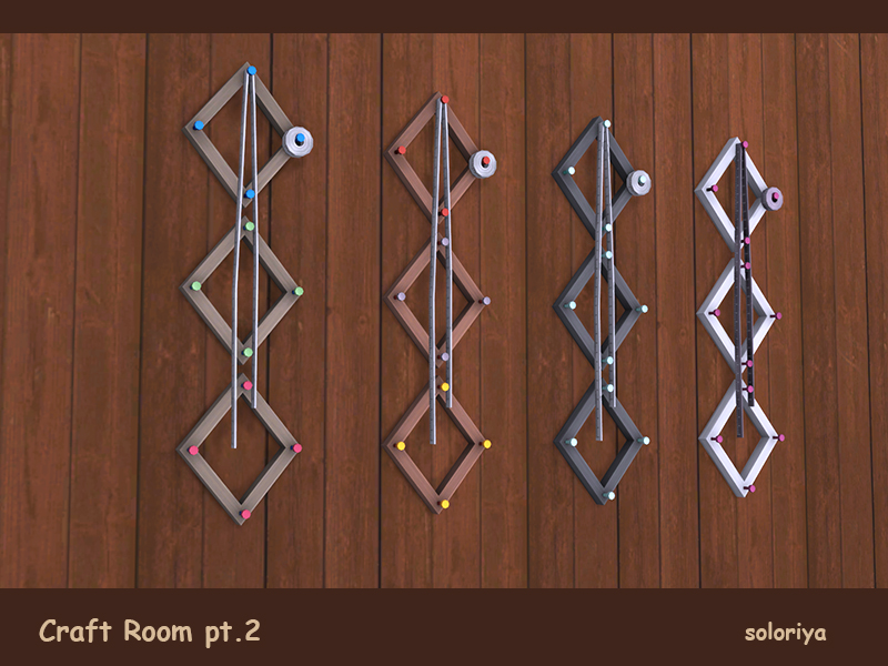 The Sims Resource | Craft Room, pt2. Wall Deco with a Sewing Tape Measure