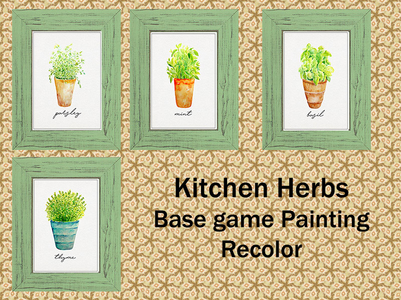 The Sims Resource | Kitchen Herbs