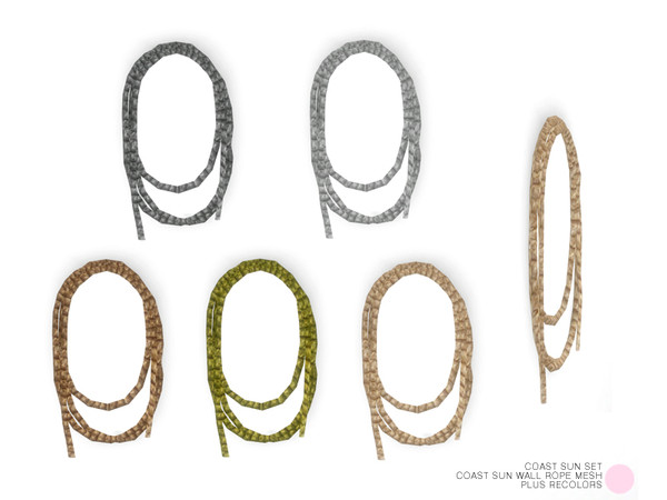 The Sims Resource | Coast Sun Wall Rope Mesh