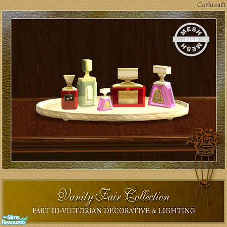 The Sims Resource | Vanity Fair Decorative - Perfume Mesh