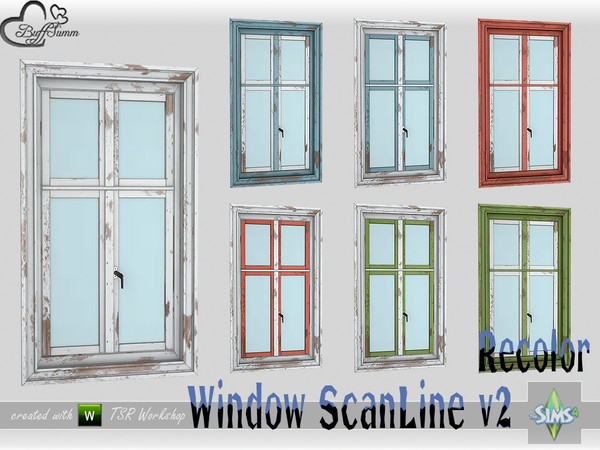 The Sims Resource - WindowSet ScanLine Recolor Counter 1x1 v2